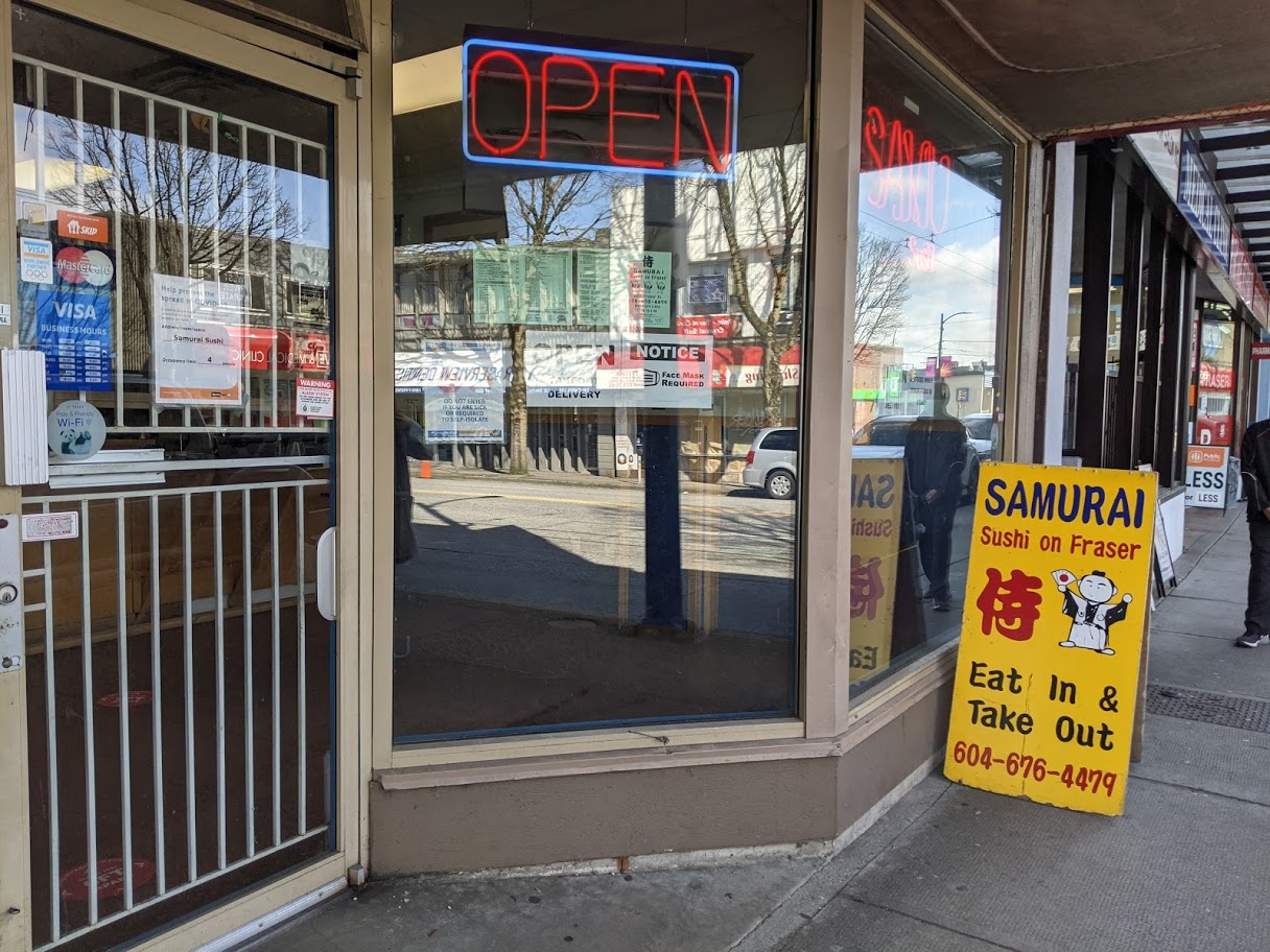 Samurai Sushi - Fraser Street - Curiously Carmen